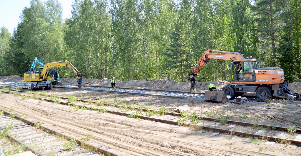 "Mierontie" sai Niinisalossa raskaammat kiskot ja niiden alle ...